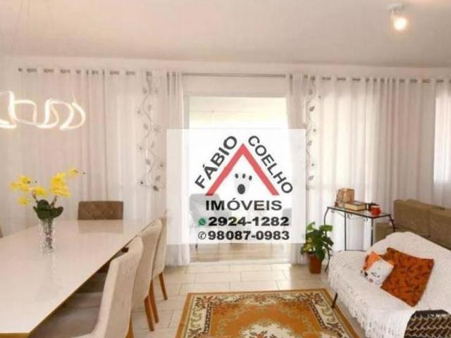 Apartamento com 3 dormitórios à venda, 2 vagas, 124 m² por R$ 1.095.000 Jardim Marajoara São Pau