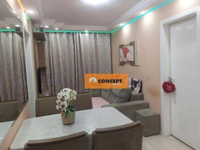 Apartamento com 3 dormitórios à venda, 56 m² por R$ 280.000,00 Vila Urupês Suzano/SP