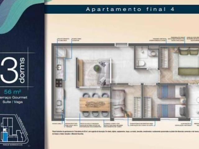 Apartamento à venda, 56 m² por R$ 873.668,18 Jardim São Paulo São Paulo/SP