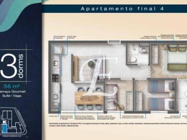 Apartamento à venda, 56 m² por R$ 658.761,76 Jardim Sao Paulo Zona Norte São Paulo/SP