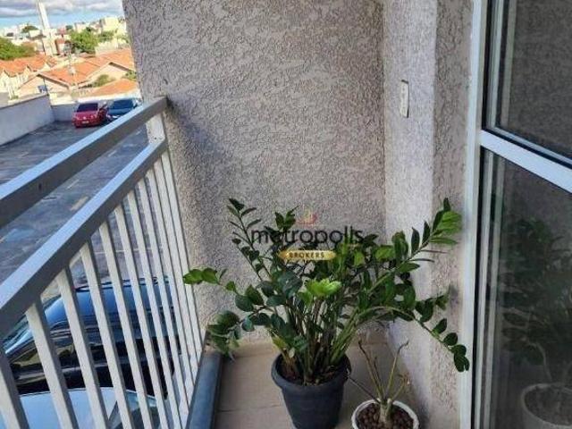 Apartamento com 3 dormitórios à venda, 58 m² por R$ 420.000,00 Vila Homero Thon Santo André/SP