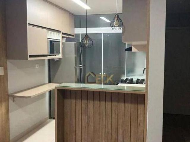 Apartamento com 3 dormitórios à venda, 64 m² por R$ 329.000 Loteamento Jardim Sol Nascente Jacar
