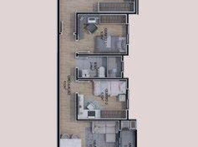 Apartamento com 3 dormitórios à venda, 64 m² por R$ 509.000,00 Boqueirão Curitiba/PR