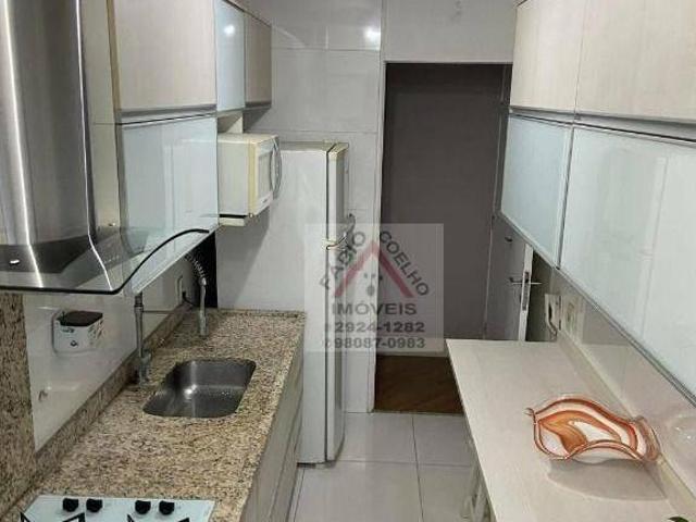 Apartamento com 3 dormitórios à venda, 65 m² por R$ 395.000,00 Campo Grande São Paulo/SP