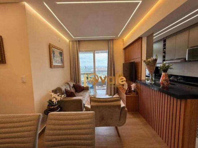 Apartamento com 3 dormitórios à venda, 66 m² Cond Le Premier Jardim Califórnia Jacareí/SP