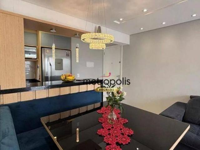 Apartamento com 3 dormitórios à venda, 66 m² por R$ 500.000,00 Vila Metalúrgica Santo André/SP