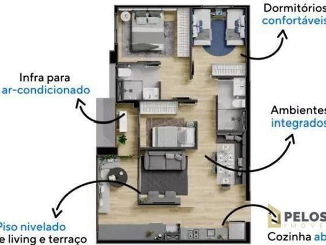 Apartamento com 3 dormitórios à venda, 66 m² por R$ 600.000,00 Vila Cruz das Almas São Paulo/SP