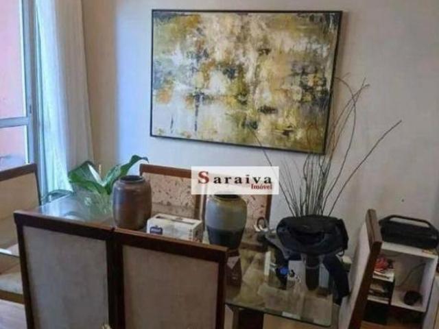 Apartamento com 3 dormitórios à venda, 67 m² por R$ 445.000 Vila Homero Thon Santo André/SP