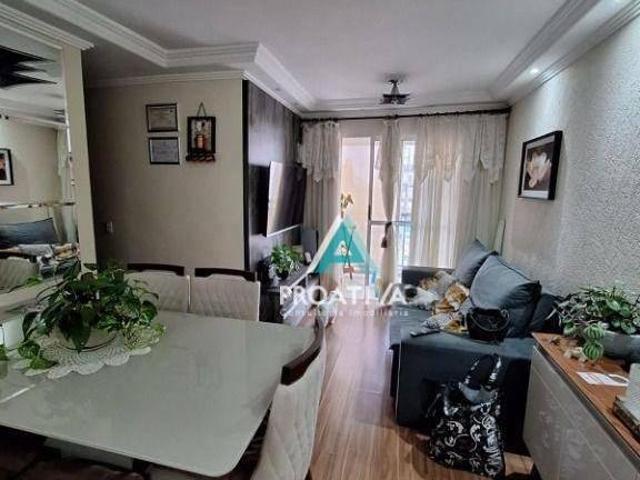Apartamento com 3 dormitórios à venda, 68 m² Vila Eldízia Santo André/SP
