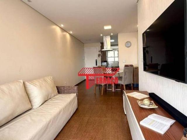 Apartamento com 3 dormitórios à venda, 60 m² Vila Scarpelli Santo André/SP