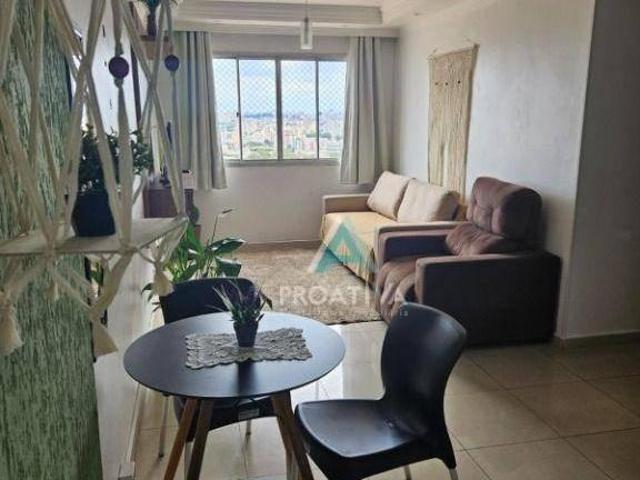 Apartamento com 3 dormitórios à venda, 61 m² por R$ 365.000,00 Vila Palmares Santo André/SP