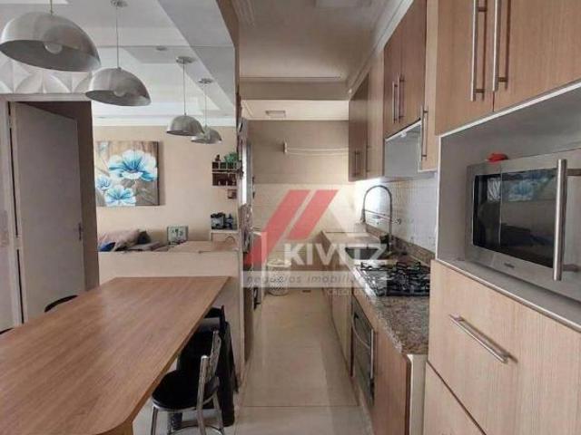Apartamento com 3 dormitórios à venda, 63 m² por R$ 385.000,00 Vila Omar Americana/SP