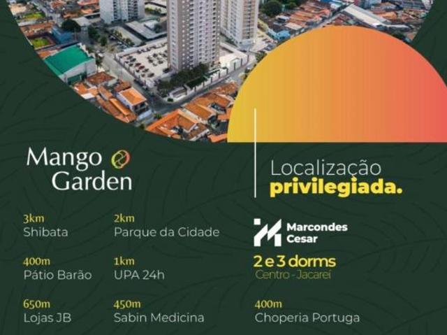 Apartamento com 3 dormitórios à venda, 74 m² Centro Jacareí/SP