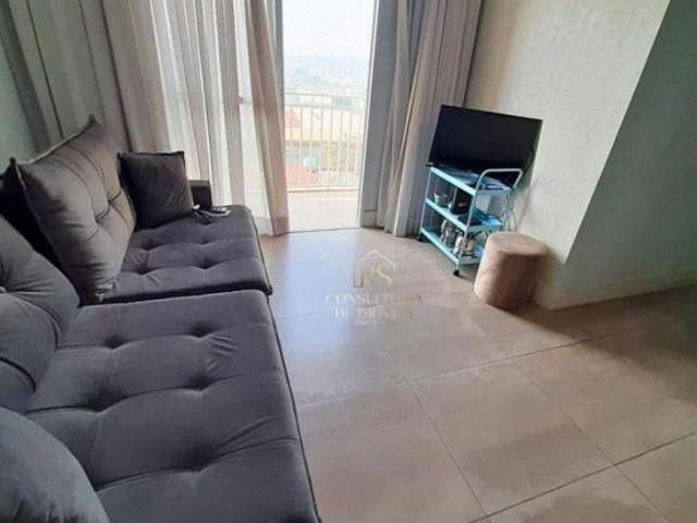 Apartamento com 3 dormitórios à venda, 74 m² por R$ 485.000,00 Vila Figueira Suzano/SP