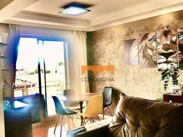 Apartamento com 3 dormitórios à venda, 74 m² por R$ 540. Campestre Santo André/SP