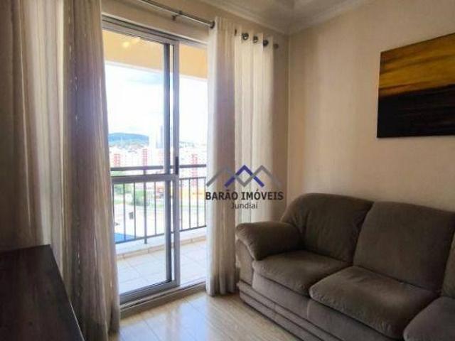 Apartamento com 3 dormitórios à venda, 74 m² por R$ 670.000,00 Vila das Hortências Jundiaí/SP