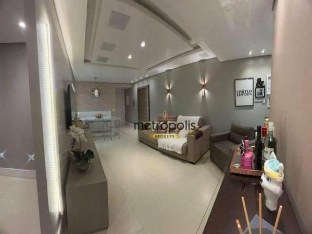 Apartamento com 3 dormitórios à venda, 74 m² por R$ 735.000,00 Santa Maria São Caetano do Sul/SP