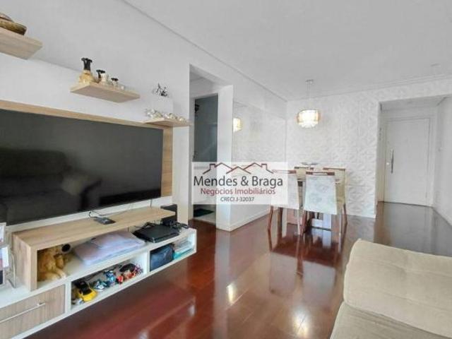 Apartamento com 3 dormitórios à venda, 75 m² por R$ 657.000,00 Vila Augusta Guarulhos/SP