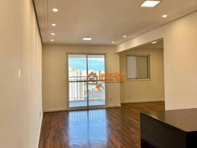 Apartamento com 3 dormitórios à venda, 75 m² por R$ 705.000,00 Vila Augusta Guarulhos/SP