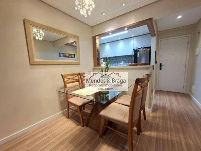 Apartamento com 3 dormitórios à venda, 75 m² por R$ 745.000,00 Vila Augusta Guarulhos/SP