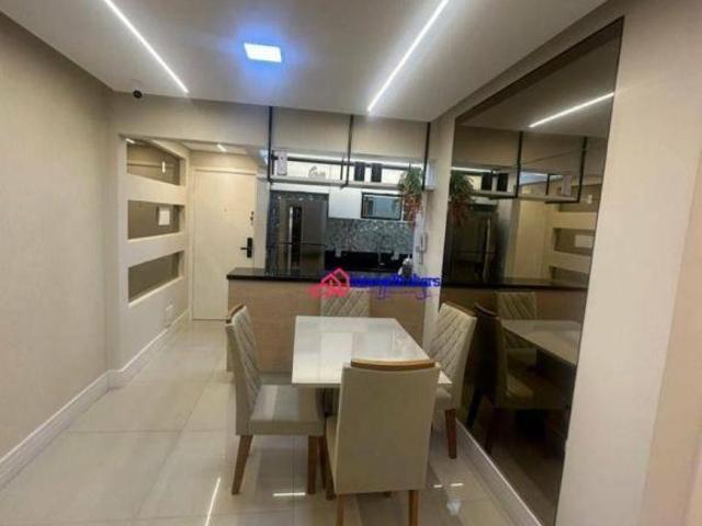 Apartamento com 3 dormitórios à venda, 75 m² por R$ 800.000,00 Vila Augusta Guarulhos/SP
