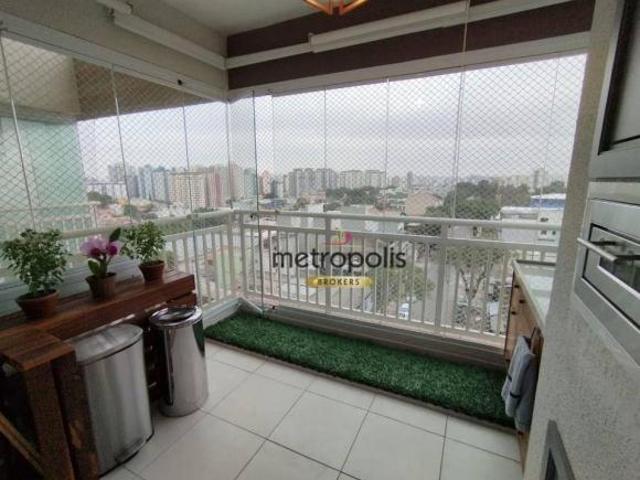 Apartamento com 3 dormitórios à venda, 75 m² por R$ 800.000,00 Vila Apiaí Santo André/SP
