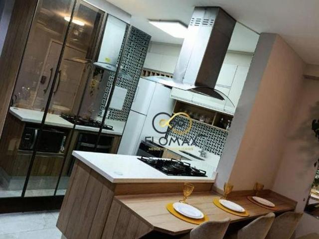 Apartamento com 3 dormitórios à venda, 75 m² por R$ 852.000 – Condomínio The Gate – Jardim Flor da M