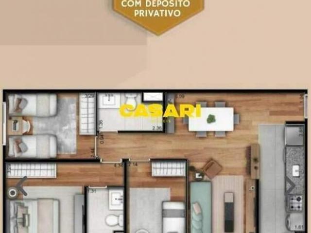 Apartamento com 3 dormitórios à venda, 76 m² Planalto São Bernardo do Campo/SP