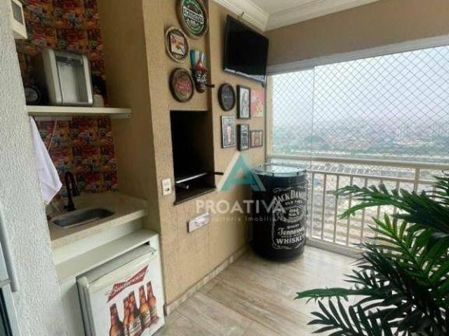 Apartamento com 3 dormitórios à venda, 77 m² Campestre Santo André/SP
