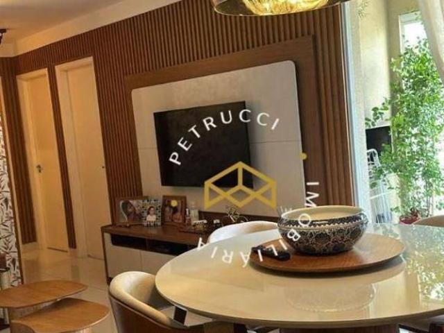 Apartamento com 3 dormitórios à venda, 77 m² Loteamento Chácara Prado Campinas/SP