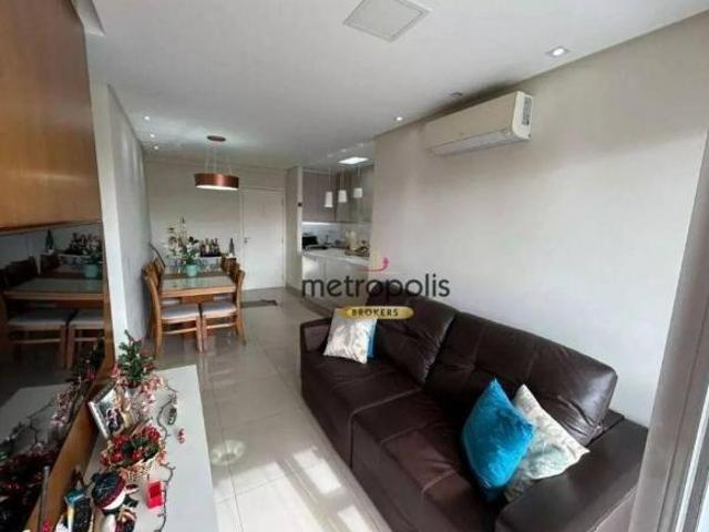 Apartamento com 3 dormitórios à venda, 77 m² por R$ 1.170.000,00 Santa Paula São Caetano do Sul/