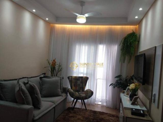 Apartamento com 3 dormitórios à venda, 77 m² por R$ 380.000,00 Jardim Santa Maria Jacareí/SP