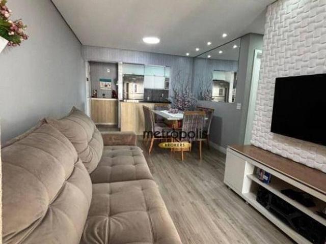 Apartamento com 3 dormitórios à venda, 77 m² por R$ 715.000,00 Campestre Santo André/SP