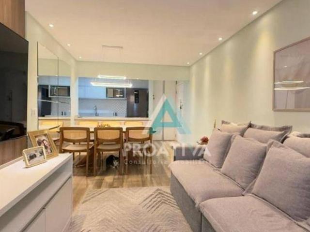 Apartamento com 3 dormitórios à venda, 77 m² por R$ 799.000,00 Campestre Santo André/SP
