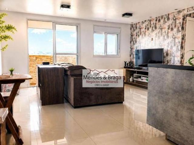Apartamento com 3 dormitórios à venda, 71 m² por R$ 620.000 Vila Augusta Guarulhos/SP