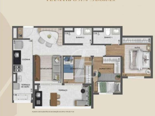 Apartamento com 3 dormitórios à venda, 71 m² por R$ 940.220,00 Parada Inglesa São Paulo/SP
