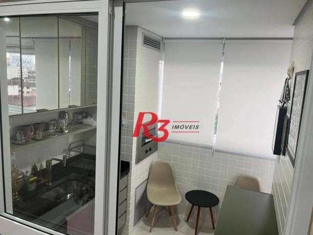 Apartamento com 3 dormitórios à venda, 72 m² por R$ 1.325.000,00 Boqueirão Santos/SP
