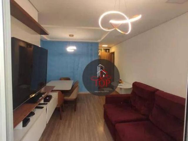 Apartamento à venda, 72 m² por R$ 425.741,08 Vila Homero Thon Santo André/SP