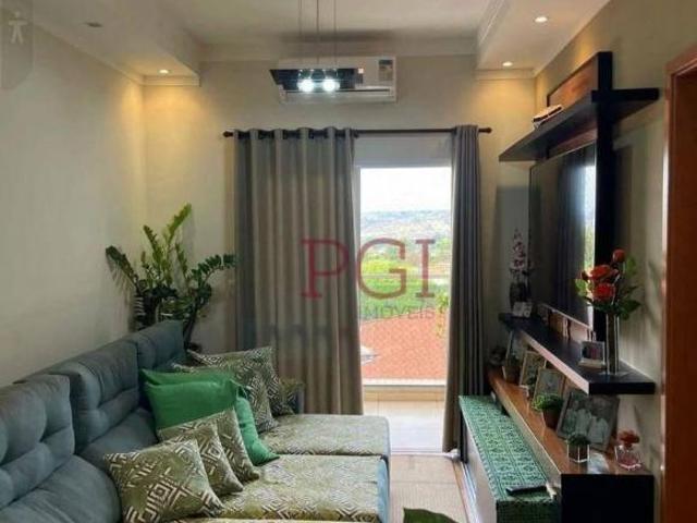 Apartamento com 3 dormitórios à venda, 73 m² por R$ 439.000 Bonfim Paulista Ribeirão Preto/SP