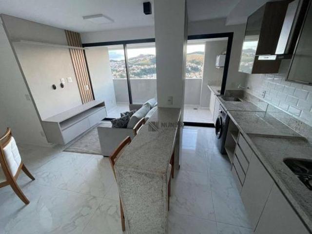 Apartamento com 3 dormitórios à venda, 73 m² por R$ 596.617,00 Granbery Juiz de Fora/MG