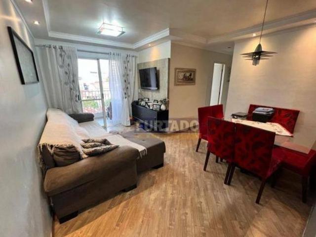 Apartamento com 3 dormitórios à venda, 73 m² Vila Alzira Santo André/SP