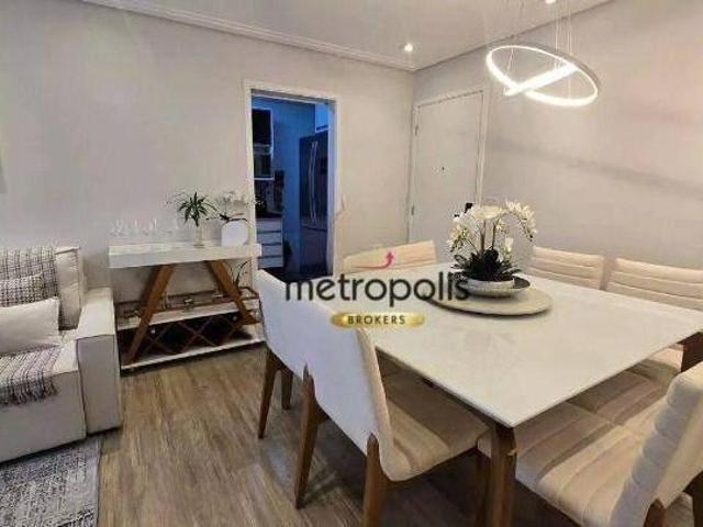 Apartamento com 3 dormitórios à venda, 84 m² por R$ 1.100.000,00 Santa Paula São Caetano do Sul/