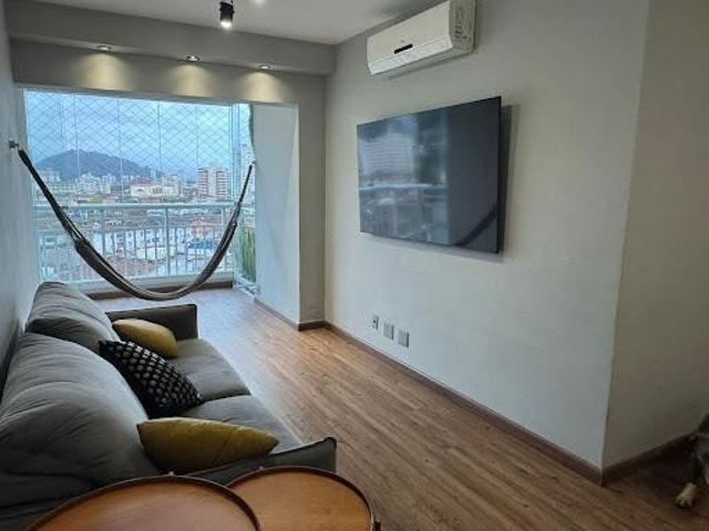 Apartamento com 3 dormitórios à venda, 84 m² por R$ 825.000,00 Marapé Santos/SP