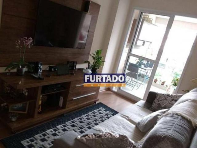 Apartamento com 3 dormitórios à venda, 84 m² Vila Valparaíso Santo André/SP