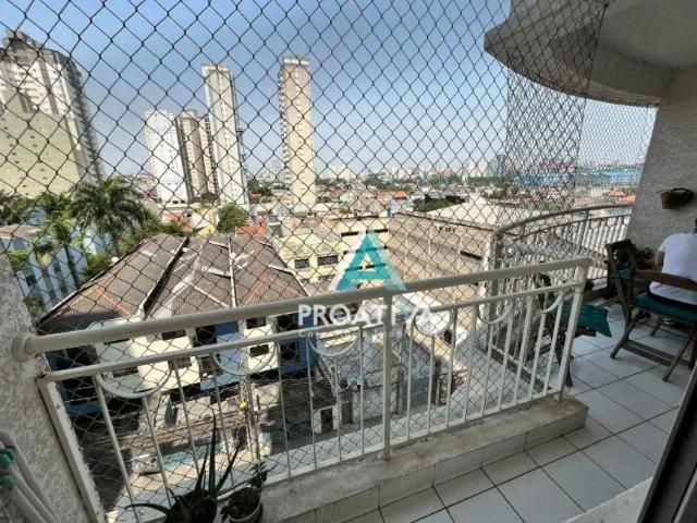Apartamento com 3 dormitórios à venda, 84m² Vila Valparaíso Santo André/SP