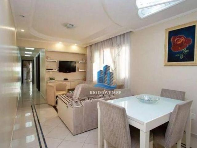 Apartamento com 3 dormitórios à venda, 86 m² por R$ 560.000,00 Campestre Santo André/SP