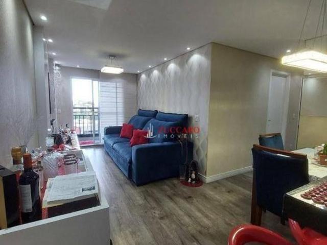 Apartamento com 3 dormitórios à venda, 86 m² por R$ 750.000,00 Jardim Flor da Montanha Guarulhos
