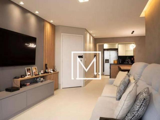 Apartamento com 3 dormitórios à venda, 87 m² por R$ 1.118.000,00 Vila Gumercin