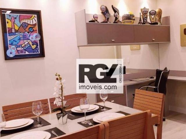 Apartamento com 3 dormitórios à venda, 88 m² por R$ 1.400.000,00 Campo Grande Santos/SP