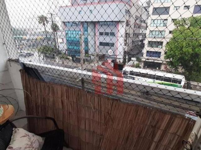 Apartamento com 3 dormitórios à venda, 88 m² por R$ 420.000,00 Encruzilhada Santos/SP